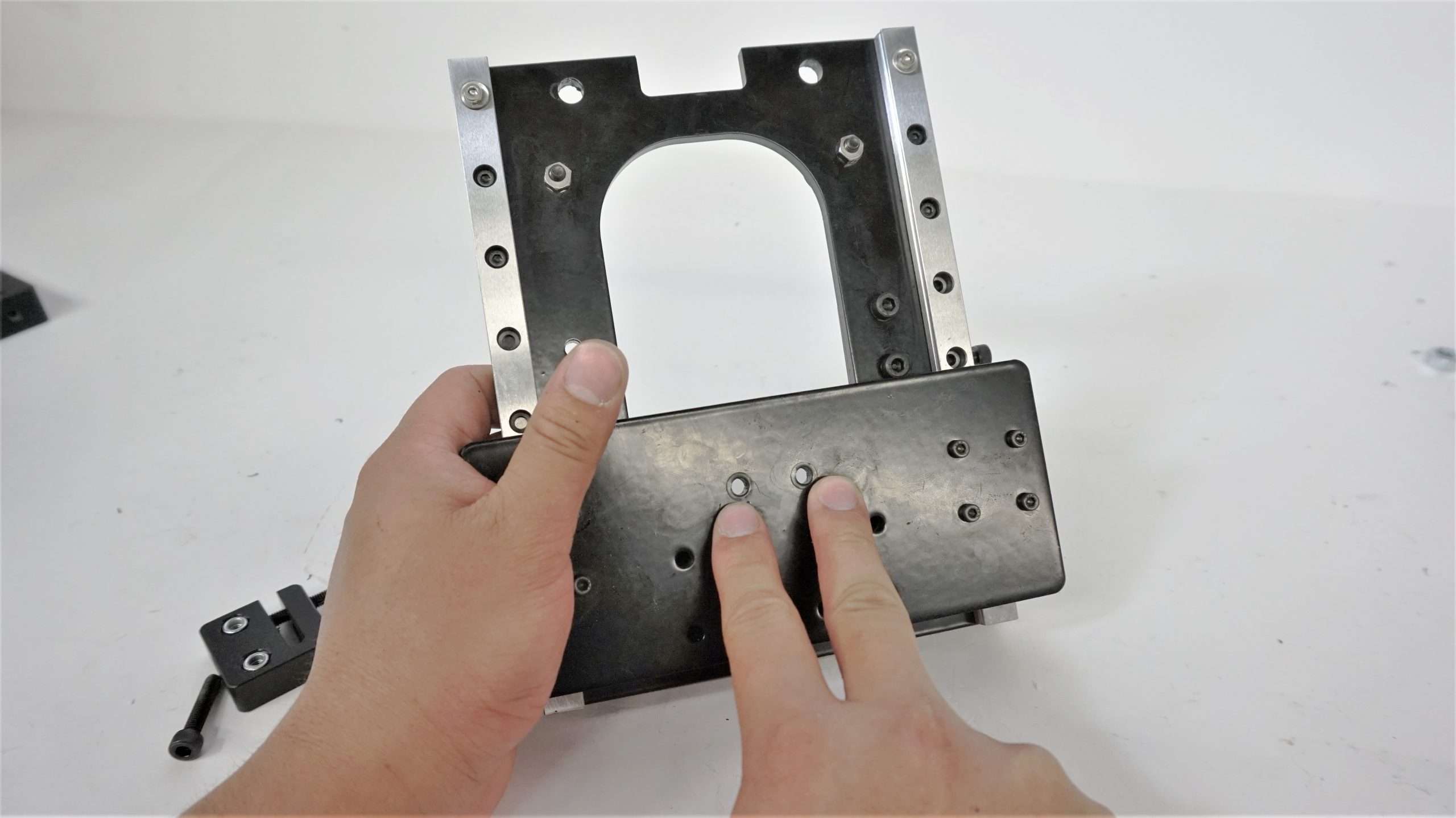 two holes for Z axis delrin nut | Sienci Labs